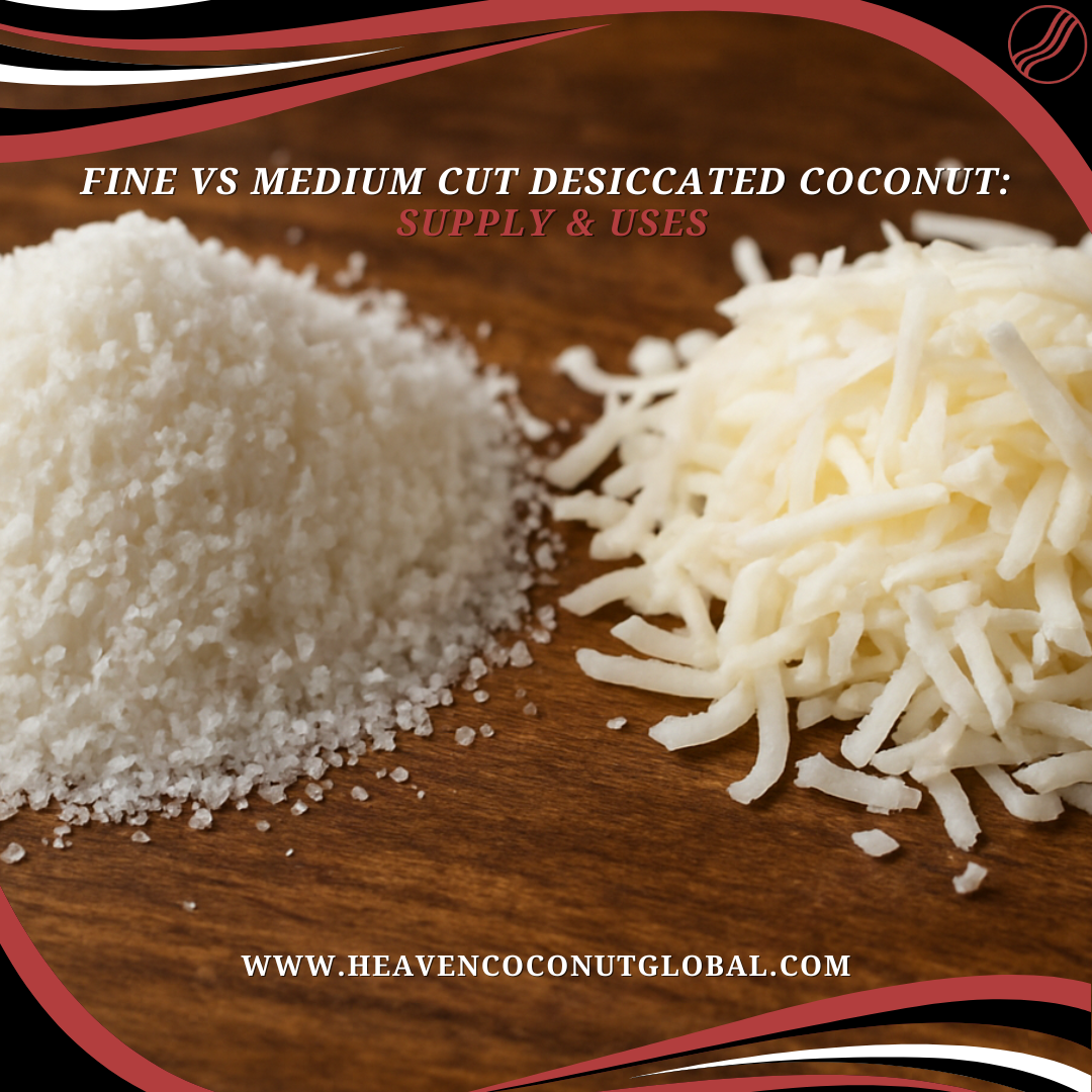 Fine vs Medium Cut Desiccated Coconut: Supply & Uses - Heaven Coconut ...