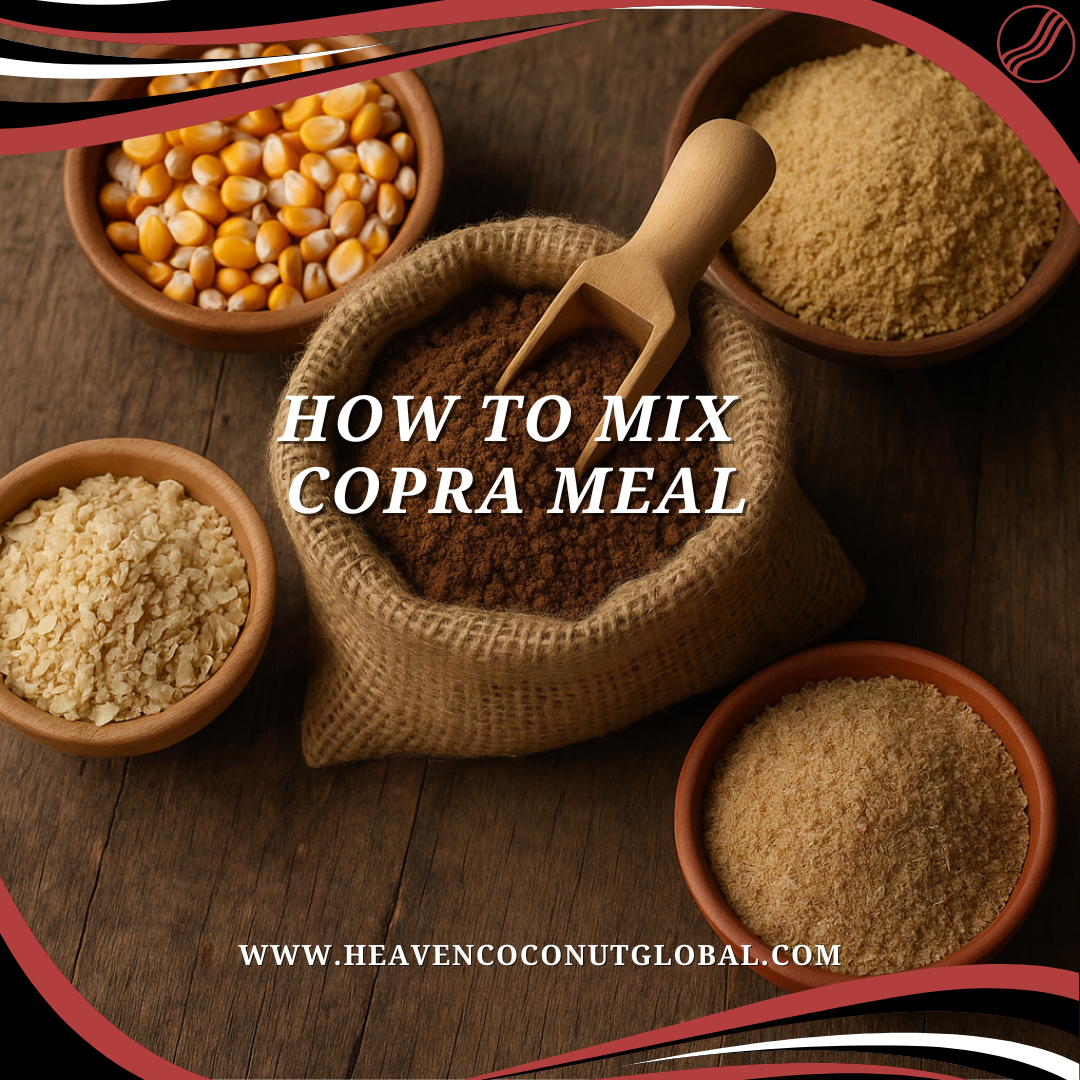 How to Mix Copra Meal - Heaven Coconut Global