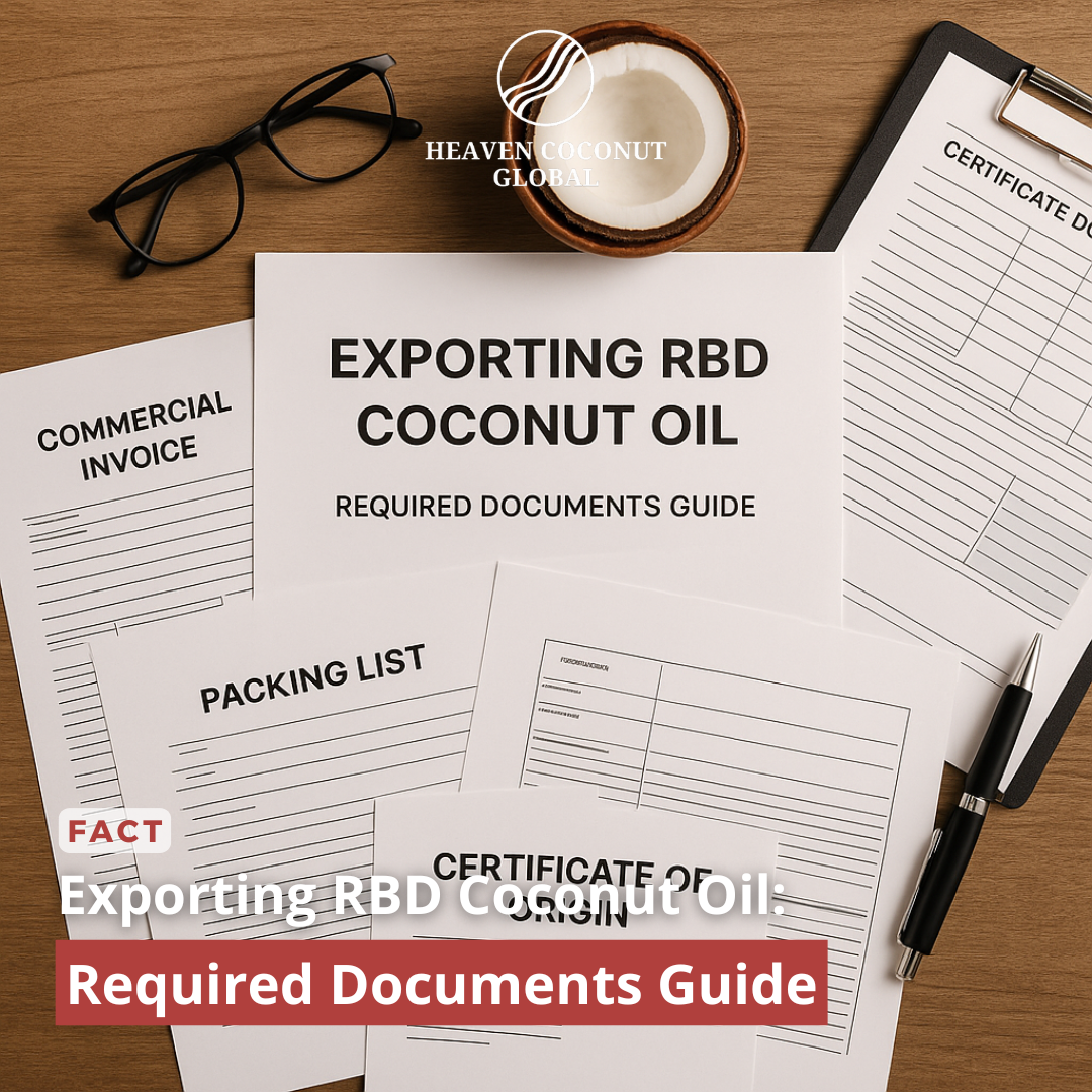 Exporting RBD Coconut Oil: Required Documents Guide - Heaven Coconut Global