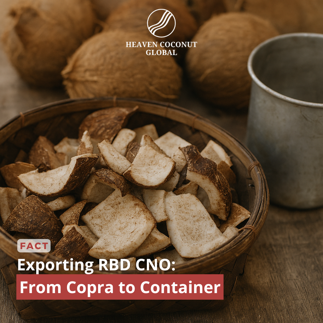 Exporting RBD CNO: From Copra to Container - Heaven Coconut Global