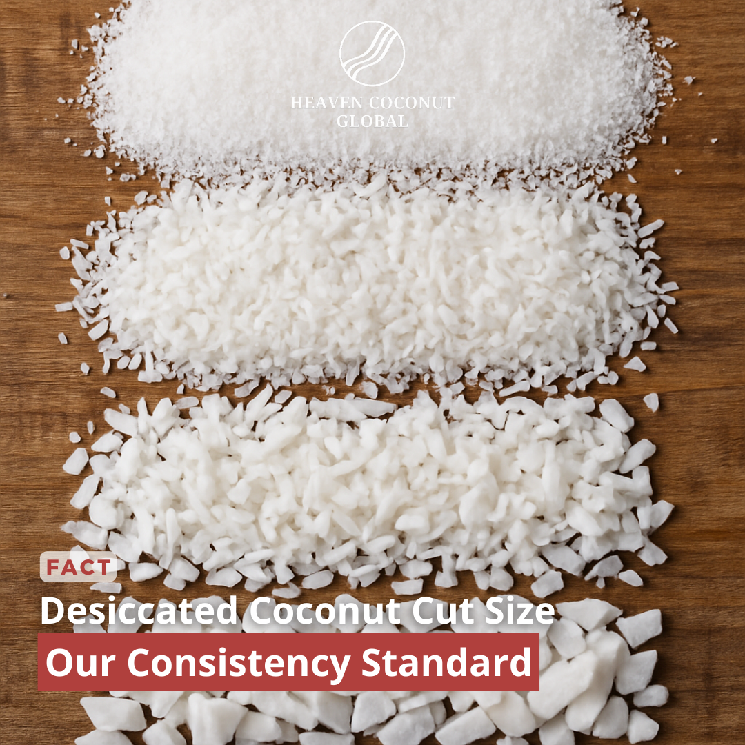 Desiccated Coconut Cut Size – Our Consistency Standard - Heaven Coconut ...