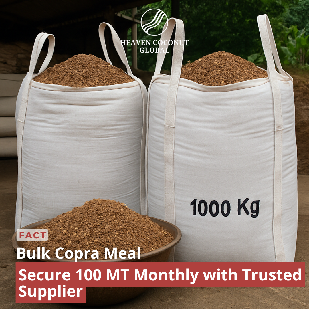 Bulk Copra Meal – Secure 100 MT Monthly with Trusted Supplier - Heaven ...