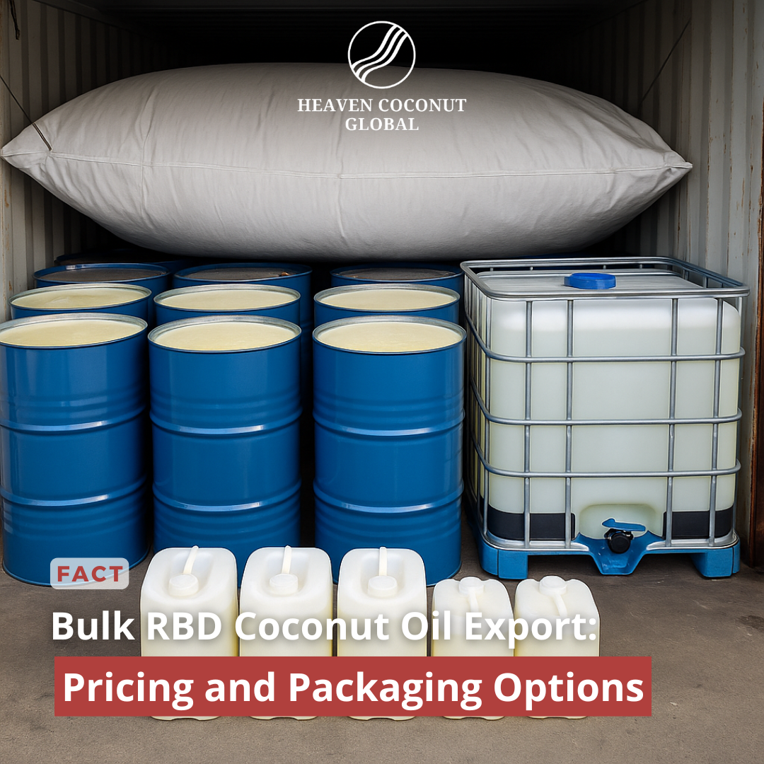 Bulk RBD Coconut Oil Export: Pricing and Packaging Options - Heaven ...