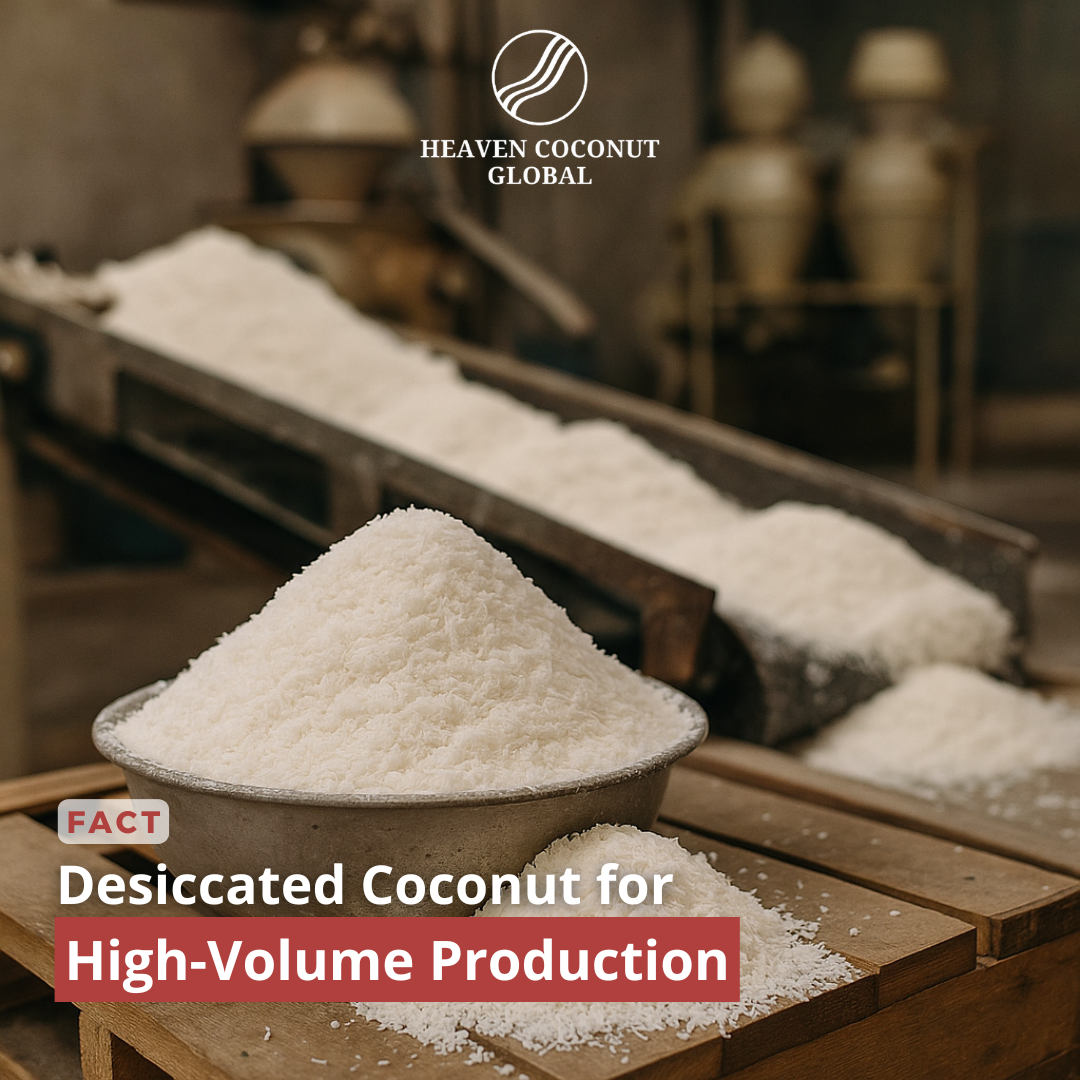 Desiccated Coconut for High-Volume Production - Heaven Coconut Global