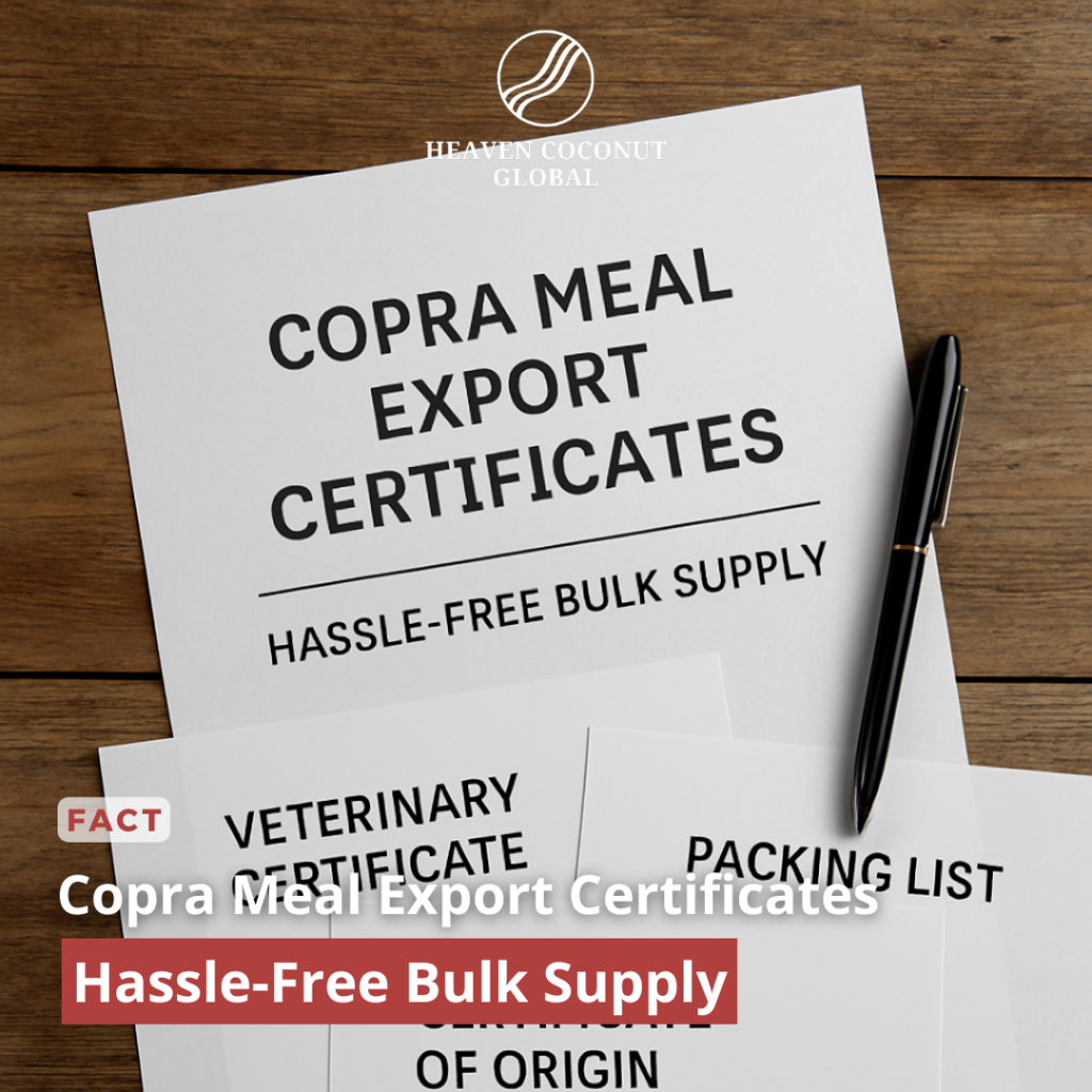 Copra Meal Export Certificates – Hassle-Free Bulk Supply - Heaven ...
