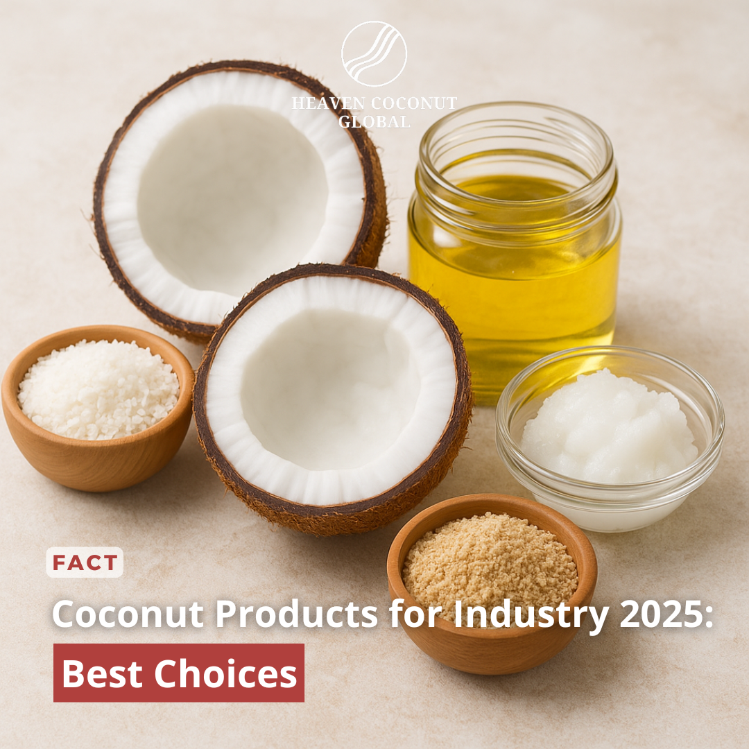 Coconut Products for Industry 2025: Best Choices - Heaven Coconut Global