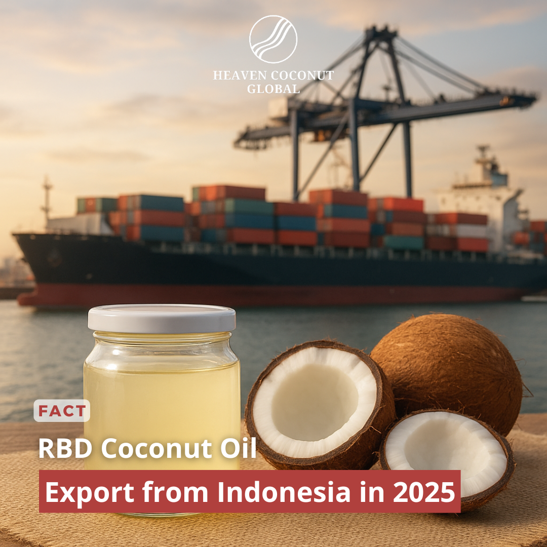 RBD Coconut Oil Export from Indonesia in 2025 - Heaven Coconut Global
